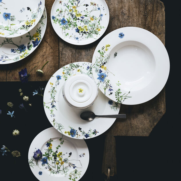 Brillance Fleurs Des Alpes Bread Plate Rosenthal Porcelain
